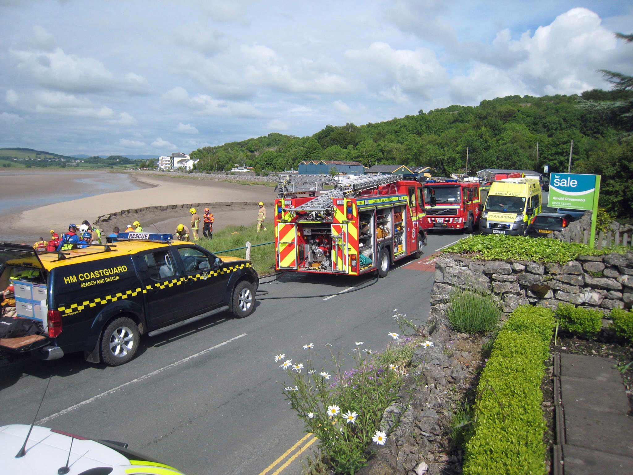 Dramatic Rescue at Sandside, Sunday 16th June, 2013 - Landscape Trust