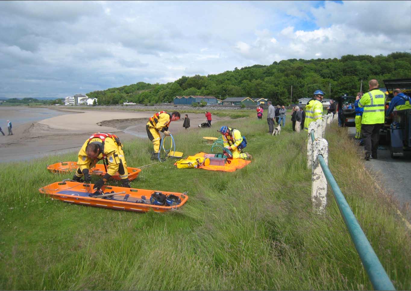 Dramatic Rescue at Sandside, Sunday 16th June, 2013 - Landscape Trust